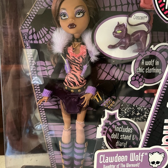 monster high | Toys | 22 Monster High Doll Clawdeen Wolf Original Gen 1 ...